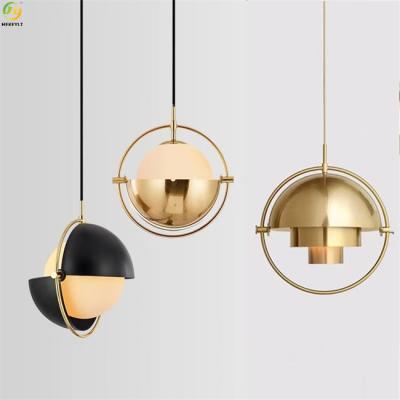 China Home Hotel Metals Art Baking Paint Gold E27 Modern  Pendant Light for sale