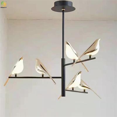 China Metals Art Baking Paint Gold LED Modern Pendant Light For Home / Hotel for sale
