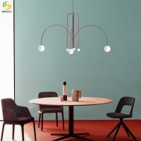 China Used For Home/Hotel/Showroom G9 Black Red Fashionable Nordic Pendant Light for sale
