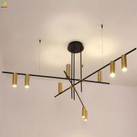 China Home/Hotel Metals Art  Gold Black E27 Application Nordic Pendant Light for sale