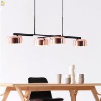 China Home/Hotel Metals Art Rose Gold Black E27 Application Nordic Pendant Light for sale