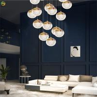 China Home/Hotel Zinc Alloy + Acrylic Art Gold LED Application Nordic Pendant Light for sale