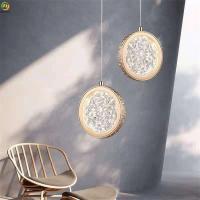 China Home/Hotel Zinc Alloy + Acrylic Art Gold LED Application Nordic Pendant Light for sale