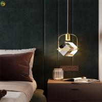 China Iron Electroplating Crystal Home Art Baking Paint Gold LED Nordic Pendant Light for sale