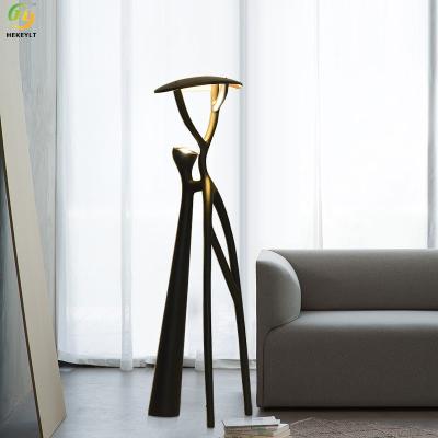 China LED Nordic Triangle Floor Lamp FRP Iron For Hotel for sale