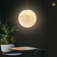 China Nordic 3D Moon  Creative Dining Room Bedroom Living Room Pendant Light for sale