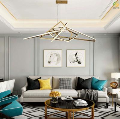 China Mirror Titanium LED Modern Fashionable Pendant Light 85V - 265V for sale