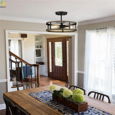 China Iron Pendant Light Home Art Baking Paint Black LED Nordic Pendant Light for sale