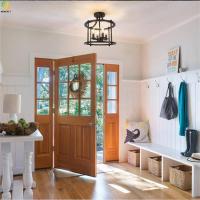 China Iron Pendant Light Home Art Baking Paint Black LED Nordic Pendant Light for sale