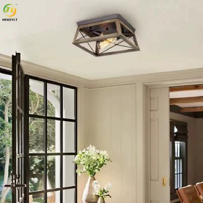 China Used For Home/Hotel Hot Sale Nordic Style Black Iron Ceiling Light for sale
