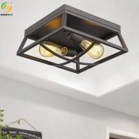 China Used For Home/Hotel Hot Sale Nordic Style Black Iron Ceiling Light for sale