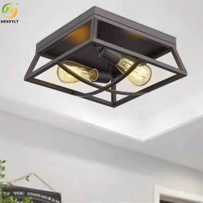 China Used For Home/Hotel Hot Sale Nordic Style Black Iron Ceiling Light for sale