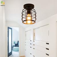 China Used For Home/Hotel Hot Sale Nordic Style Black Iron Ceiling Light for sale