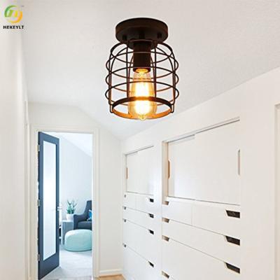 China Used For Home/Hotel Hot Sale Nordic Style Black Iron Ceiling Light for sale