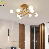 China LED Nordic Ceiling Light 8 Heads For Bedroom / Showroom for sale