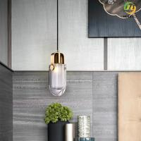 China Brass crystal Nordic Pendant Light E14 without contain light source for sale