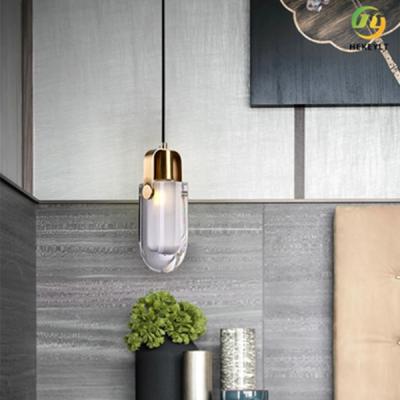 China Brass crystal Nordic Pendant Light E14 without contain light source for sale