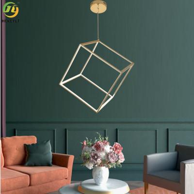 China Used For Home/Hotel/Showroom LED Square Crystal Pendant  Light for sale