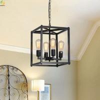 China Iron Pendant Light Home Art Baking Paint Black LED Nordic Pendant Light for sale