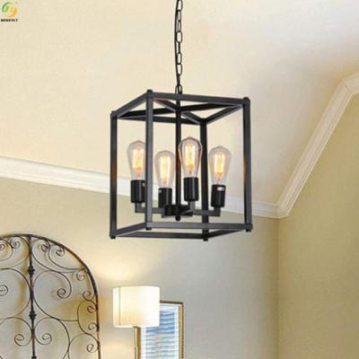 China Iron Pendant Light Home Art Baking Paint Black LED Nordic Pendant Light for sale