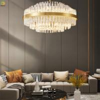 China Iron Electroplating Crystal Home Art Baking Paint Gold E14 Nordic Pendant Light for sale