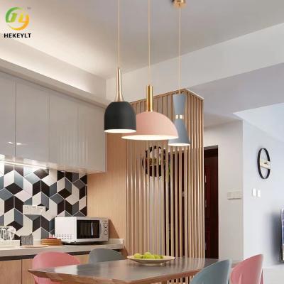 China Aluminum Pink Gold Modern Pendant Light E26 For Living Room / Showroom for sale