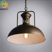 China Nordic Bulb Base E26 Black Retro Industrial Style Pendant Light for sale