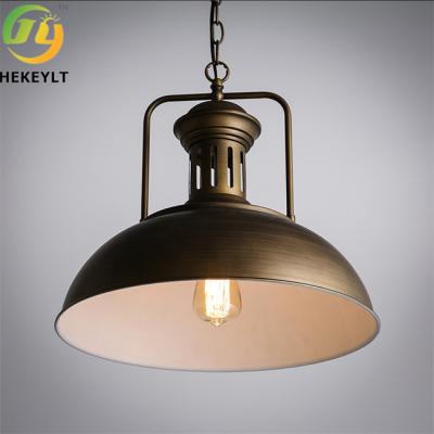 China Nordic Bulb Base E26 Black Retro Industrial Style Pendant Light for sale