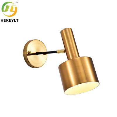 China Indoor Decoration Gold Copper Modern Wall Light E26 Nordic Fashionable for sale