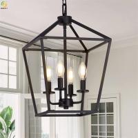 China Iron Pendant Light Home Art Baking Paint Black LED Nordic Pendant Light for sale