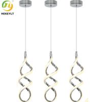 China LED Modern Nordic Pendant Light Chrome Geometric Aluminum for sale