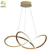 China Stainless Steel Clover Art Chandelier Nordic Modern LED Pendant for sale