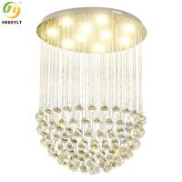 China GU10 K9 Luxury Crystal Led Pendant Light Modern Classic Style for sale