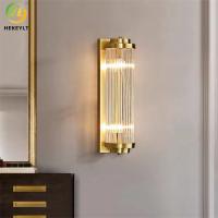 China E14 Metal Crystal LED Modern Wall Light Luxury For Residential for sale