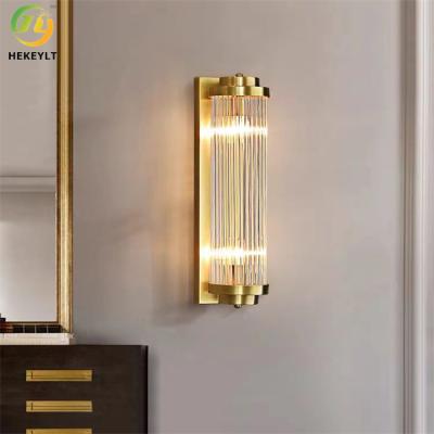 China E14 Metal Crystal LED Modern Wall Light Luxury For Residential for sale