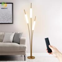 China Nordic Style Gold Modern LED Floor Light Metal Material 45 Watt for sale