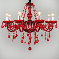 China Customization E14 Light Source Crystal Candle Chandelier AC 85 - 265V for sale