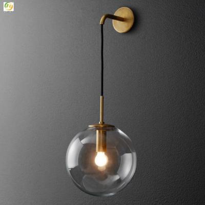China Nordic Simple Metal Crystal Wall Lamp For Living Room Bedroom Beside Aisle for sale