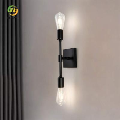 China Glass E26 Bedside Modern Wall Light Creative Industrial Style for sale
