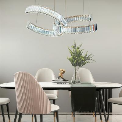 China Titanium / Chrome LED Stainless Steel Glass Pendant Light For Decorative Bedroom for sale