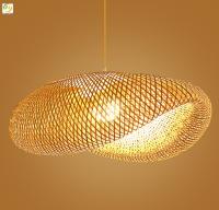China Idyllic Rattan E27 LED Nordic Pendant Light For Hotel Dining Room D50cm for sale