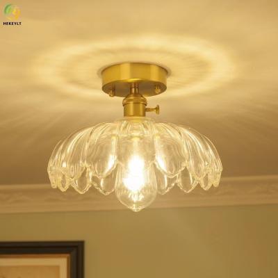 China E27 Flower Shape Modern Glass Pendant Lights Red Orange Blue Green for sale
