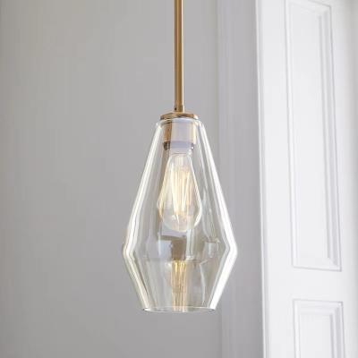 China Nordic Simple D30cm Glass Pendant Dining Room Light Bedroom Creative Personality American for sale