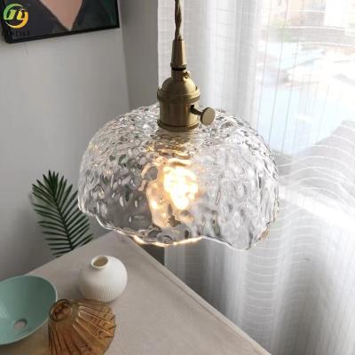 China D20cm Led Glass Pendant Light Nordic Minimalist Hammer Clear / Green for sale