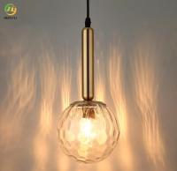 China Light Luxury Ball 15cm Led Glass Pendant Light Nordic Design for sale