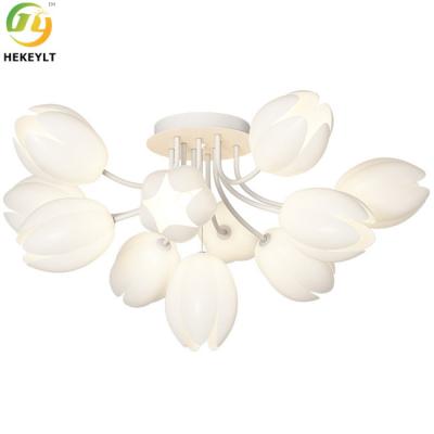 China G9 30W Tulip Flower Shape Minimalist Modern Pendant Lighting Dining Room Creative for sale