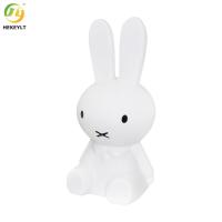 China RGB Dimmable Remote Control PE Material White Rabbit Lamp For Bedroom for sale