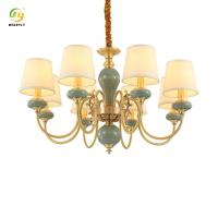 China Customize Living Room Light Luxury Lamps European Model Room Hotel Restaurant Retro Atmosphere Bedroom Lamp for sale