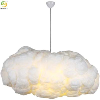 China Creative Art Cotton Modern Chandelier Ash / Milky White / Grey For Children Room for sale