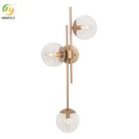 China Dimmable Modern Wall Light Fixtures 3 Light Armed Sconce for sale